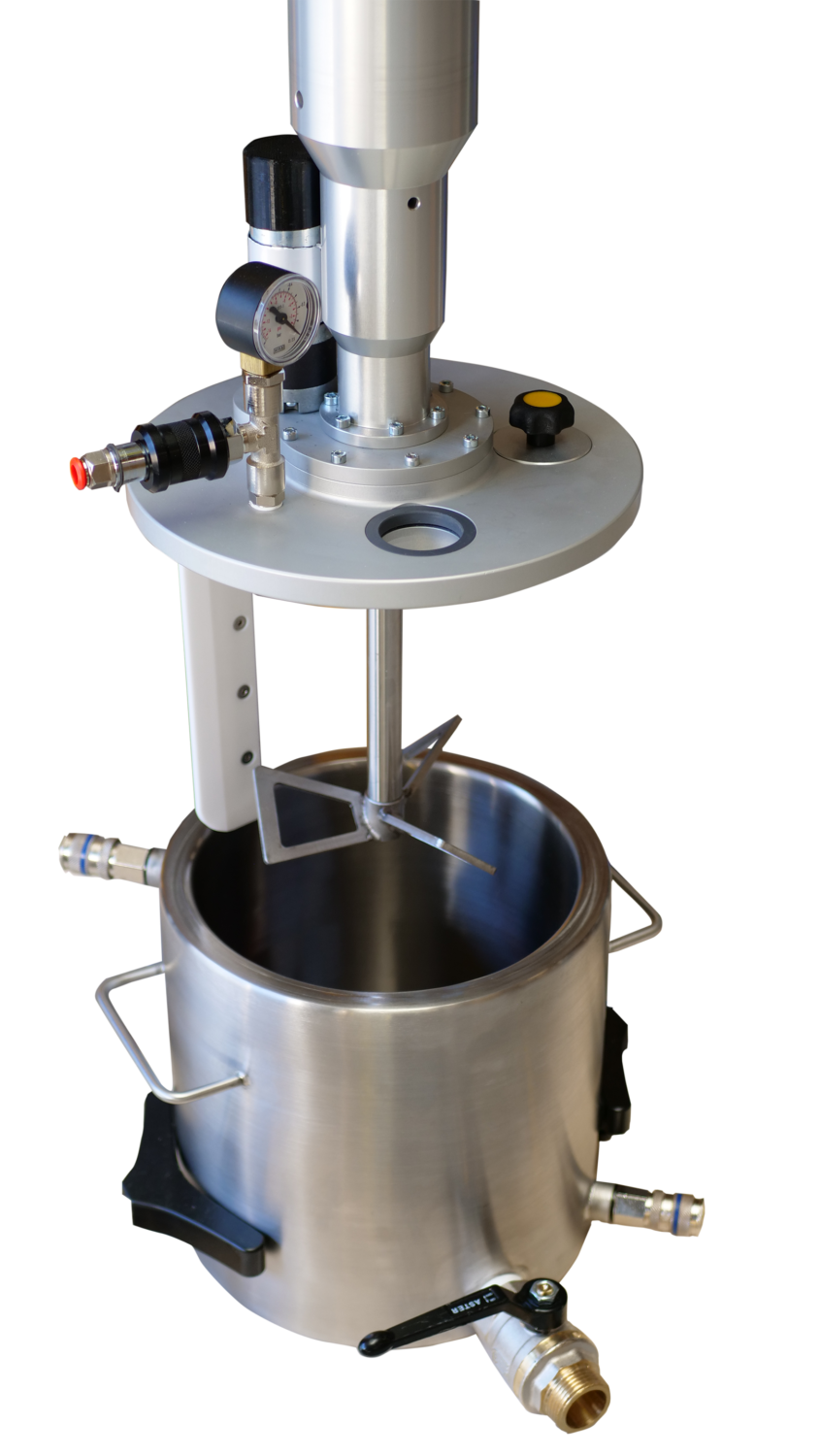 Vacuum dissolver with scraper - Dispermill